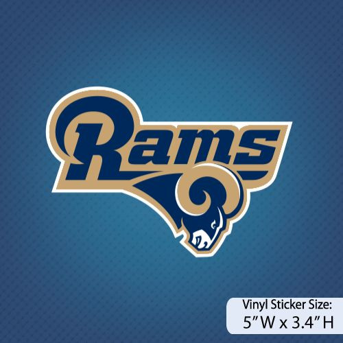 Los Angeles Rams / LA Rams / Version A / Decal / Vinyl Sticker | eBay