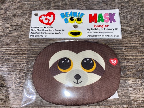Ty Beanie Boo Face Mask Sloth Dangler Sloth | eBay