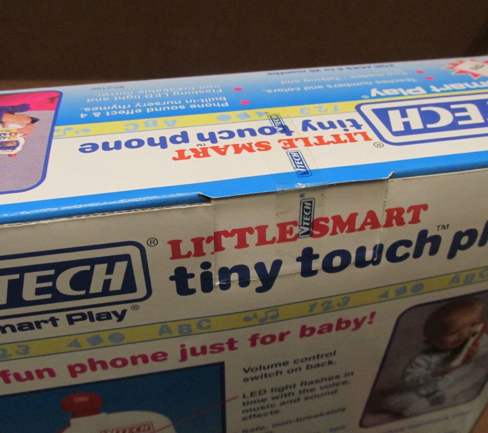 Vtech Little Smart Tiny Touch Phone Baby Learning Toy Numbers & Colors ...