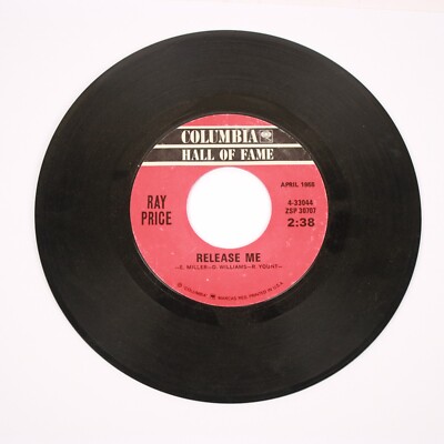 RAY PRICE Release Me/Heartaches By The Number 45 7" COUNTRY Vinyl ...