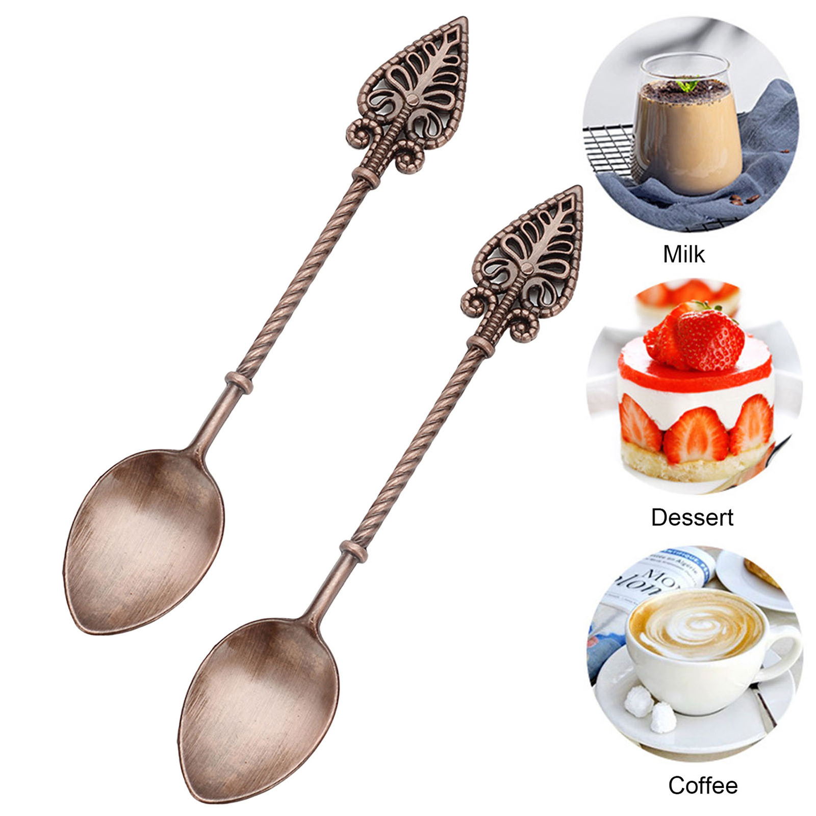 Jam Spoon No Odor Dinning Ice Cream Home Kitchen Spoon Solid Color | eBay