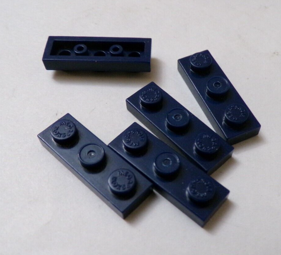 Mega Bloks x7 Dark Blue 1x3 Plates (021-39) | eBay