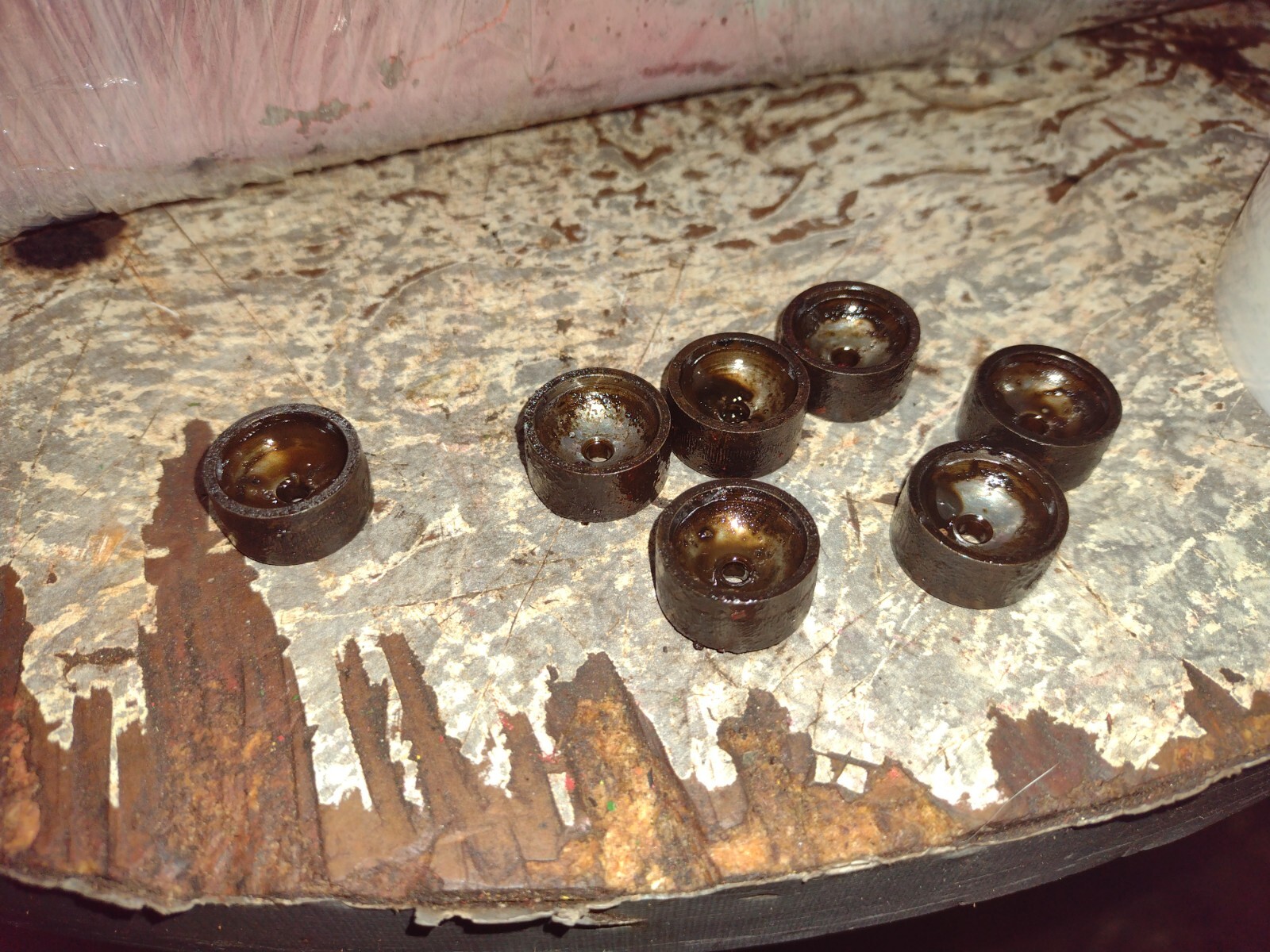 Massey Harris 44 super tractor engine rocker arm push rods bolts valve ...
