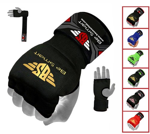 Inner Hand Wraps Gloves Boxing Fist Padded Bandages MMA Gel Strap Mitts ...