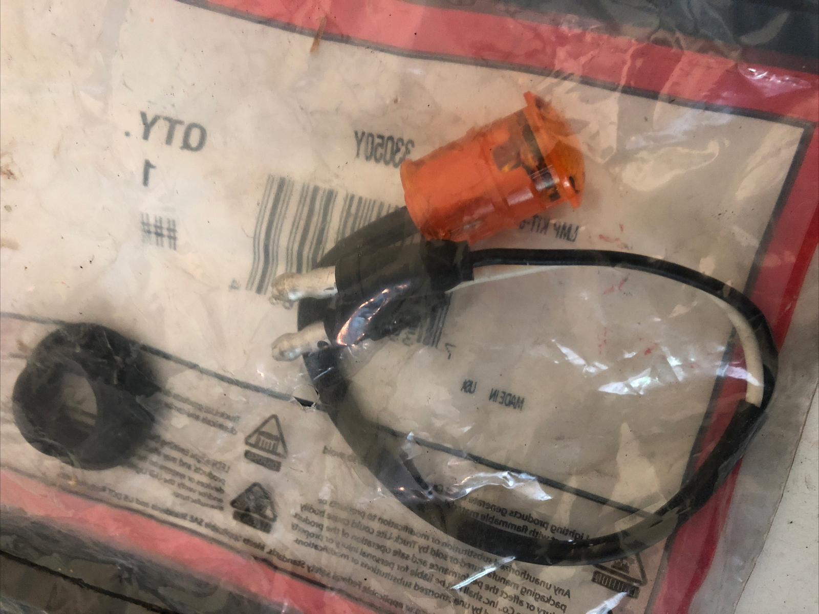 TRUCK-LITE 33050Y 33 SERIES LED AMBER LAMP KIT W/GROMMET 8 INCH 12V NEW ...