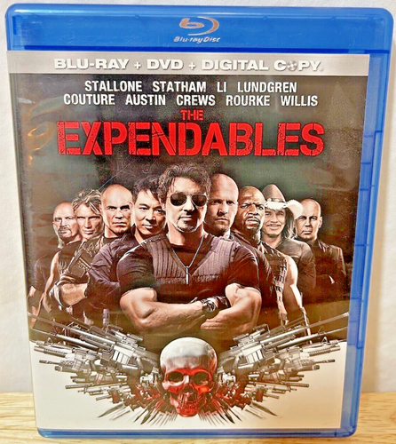 The Expendables [Blu-ray + DVD + Digital Copy] Stallone,Statham,Willis ...