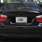 Princess Heart Crown Steel Metal License Plate Frame Car Auto Tag ...