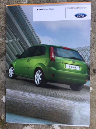 Ford Fiesta Silver Special Edition Brochure 2006/07 in Very Good ...