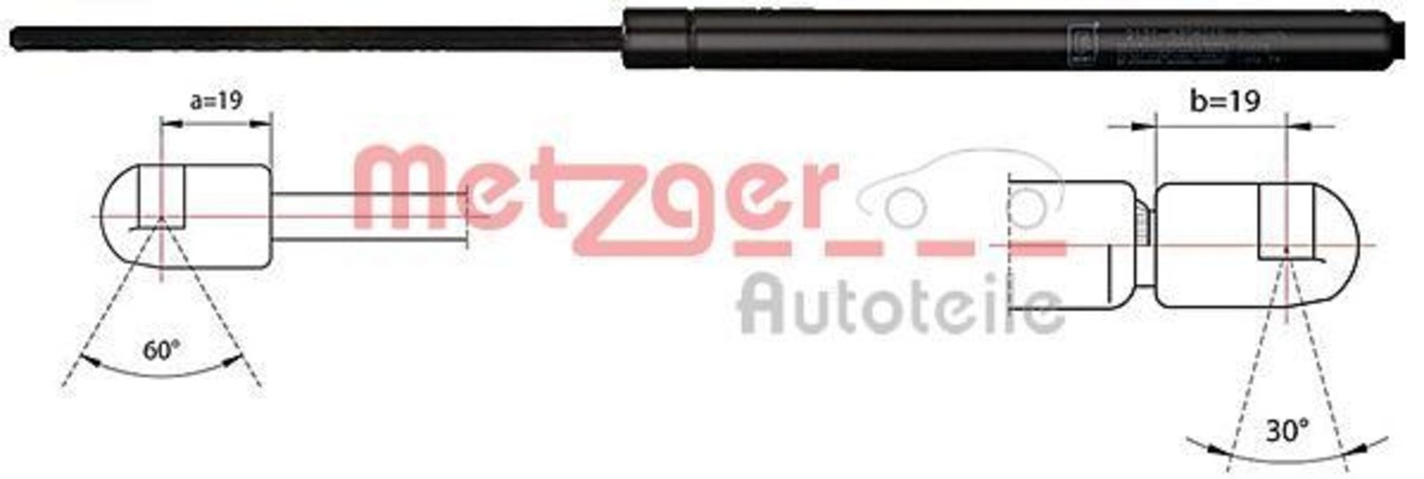 Metzger Tailgate Trunk Gas Spring Strut For HYUNDAI Tucson 04-10 81771 ...