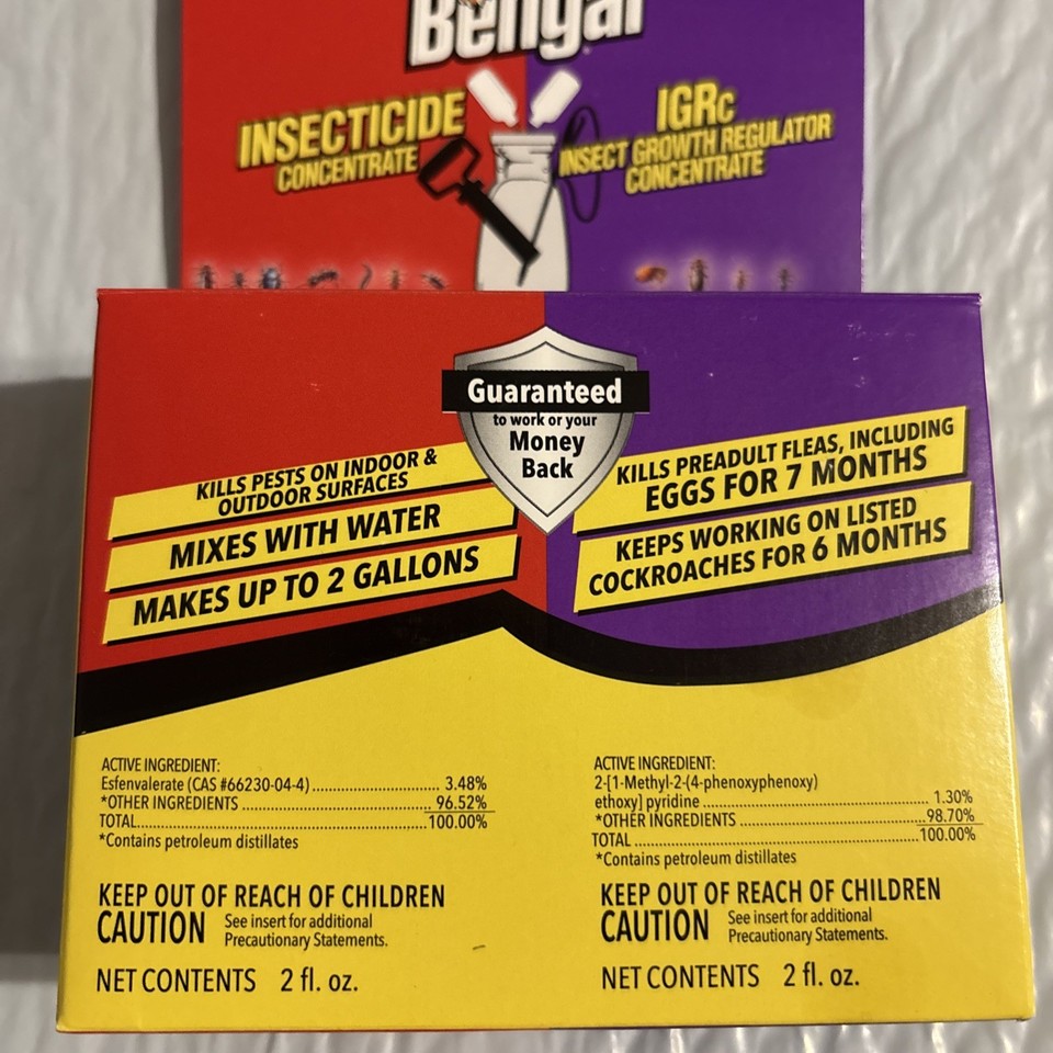 Bengal Insecticide Concentrate/IGRc Insect Growth Regulator Combo 2 Fl ...