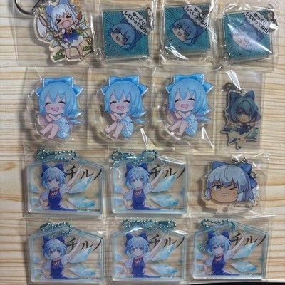 Touhou Project Cirno Acrylic Keychain Stand Charm 14pc Set | eBay