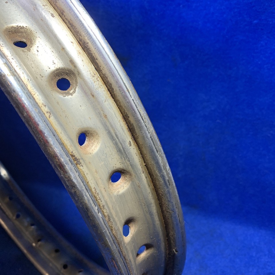 Triumph Pre Unit Front Wheel Rim W351 37-0351 Dunlop Wm2x19 Trw | eBay UK