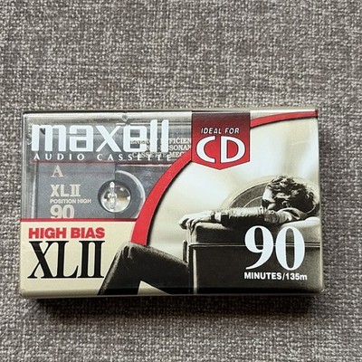 Maxell XLII 90 Audio Cassette Tape High Bias IEC Type II 90 min Jewel ...