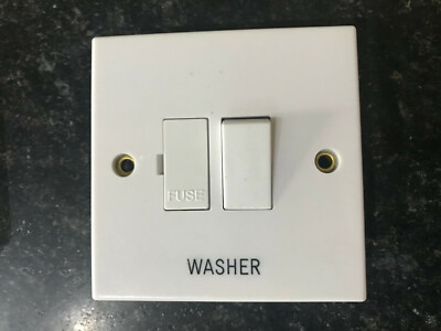 Volex - Washing Machine Switched 13A Fused Spur - White | eBay UK