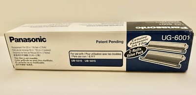 New ! Genuine Panasonic UG-6001 Thermal Transfer Cartridge (Black,2 ...