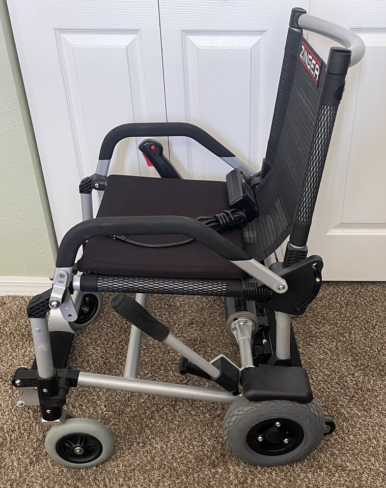 Zinger Lightweight Foldable Electric Wheelchair | eBay