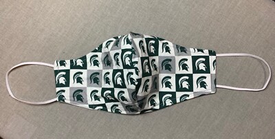 Hand Made Face Mask Size Large Measures (5x9in) Michigan State Style 1 ...