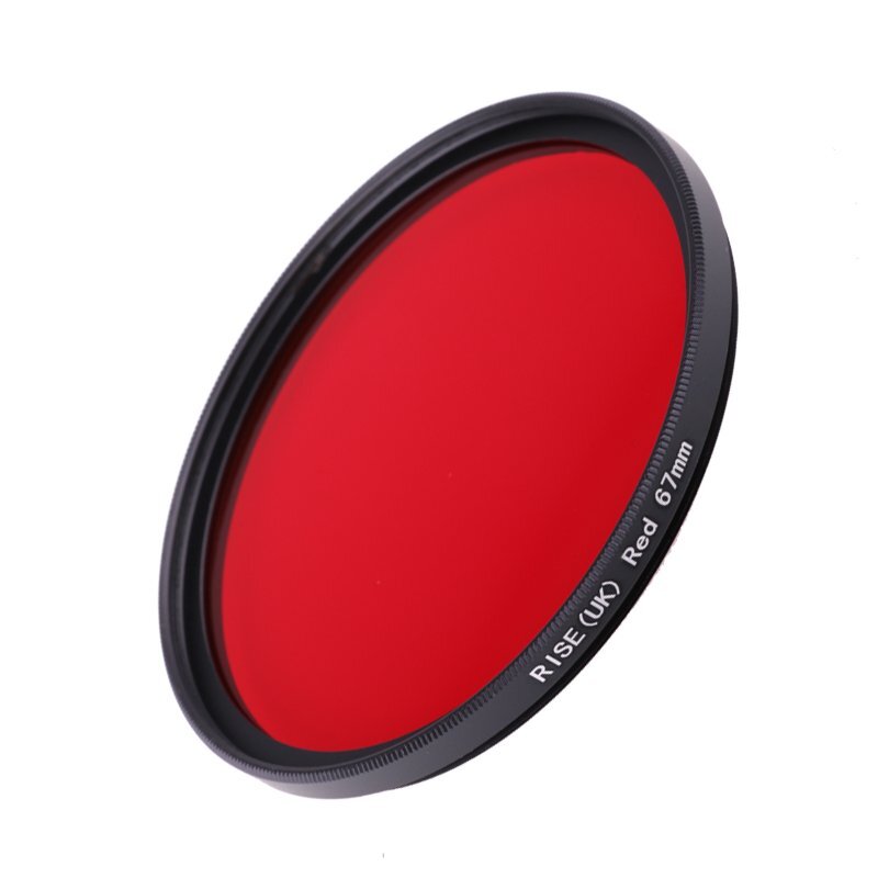 67mm Full Red Color Dive Lens Filter for all DSLR SLR Camera Lens with ...
