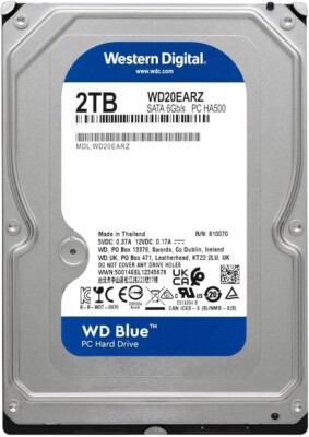 WESTERN DIGITAL 2TB WD BLUE SATA (WD20EARZ) | eBay