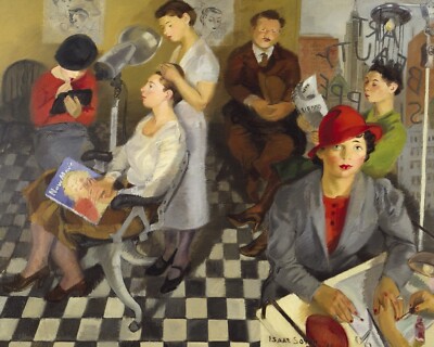 Isaac Soyer : Beauty Shoppe : 1934 : Archival Quality Art Print | eBay