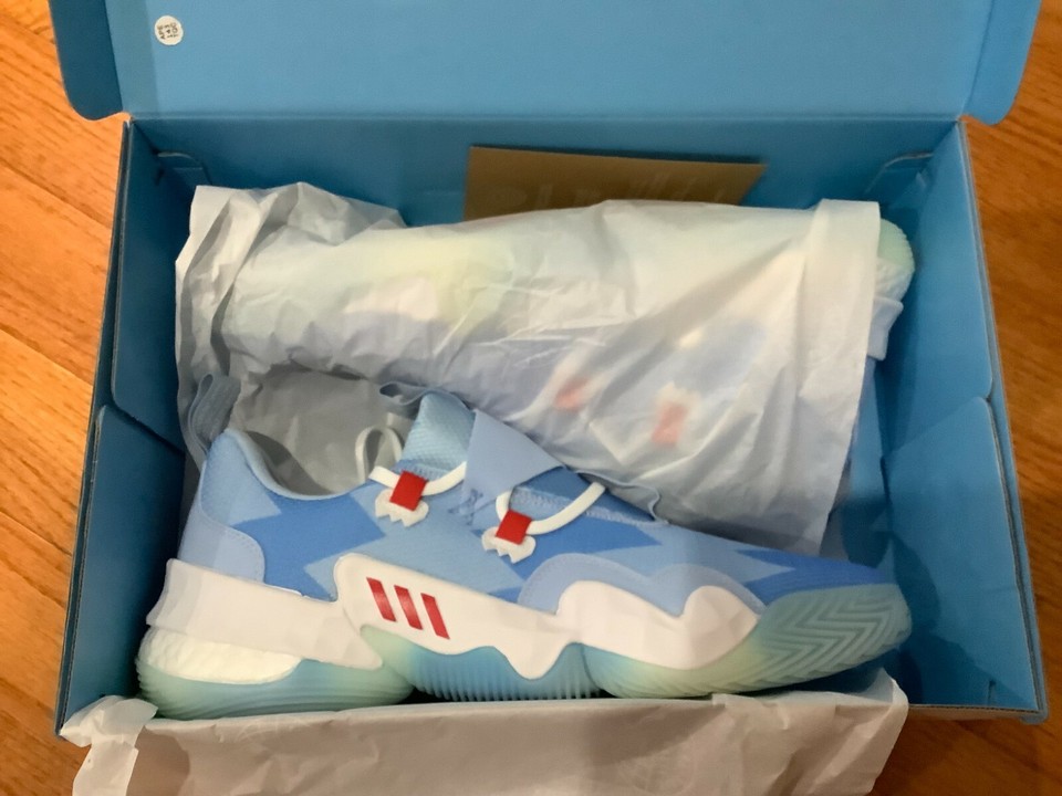 adidas Trae Young 1 ICEE Ice Trey Men's Basketball Shoe Blue red white ...