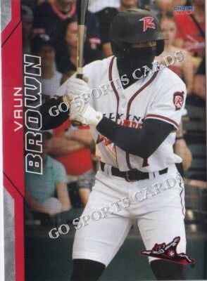 2023 Richmond Flying Squirrels Vaun Brown RC Rookie Giants Minor League ...