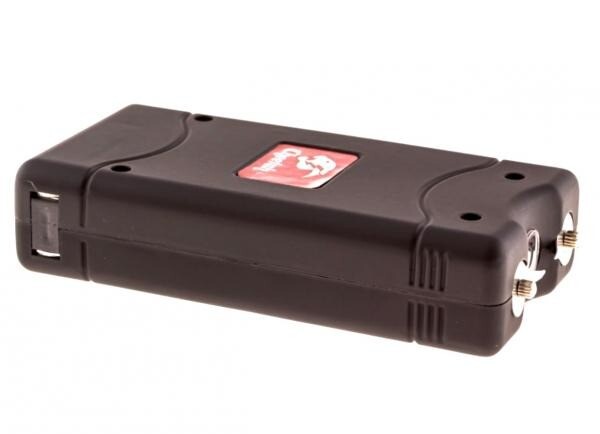 NEW BLACK Self Defense Tactical Mini Stun Gun 10 MV Rechargeable LED ...