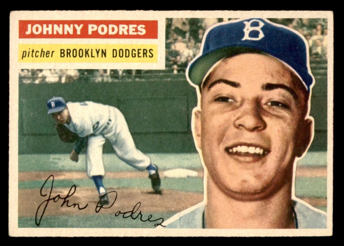 1956 Topps Baseball #173 Johnny Podres EX/MT *m1 | eBay