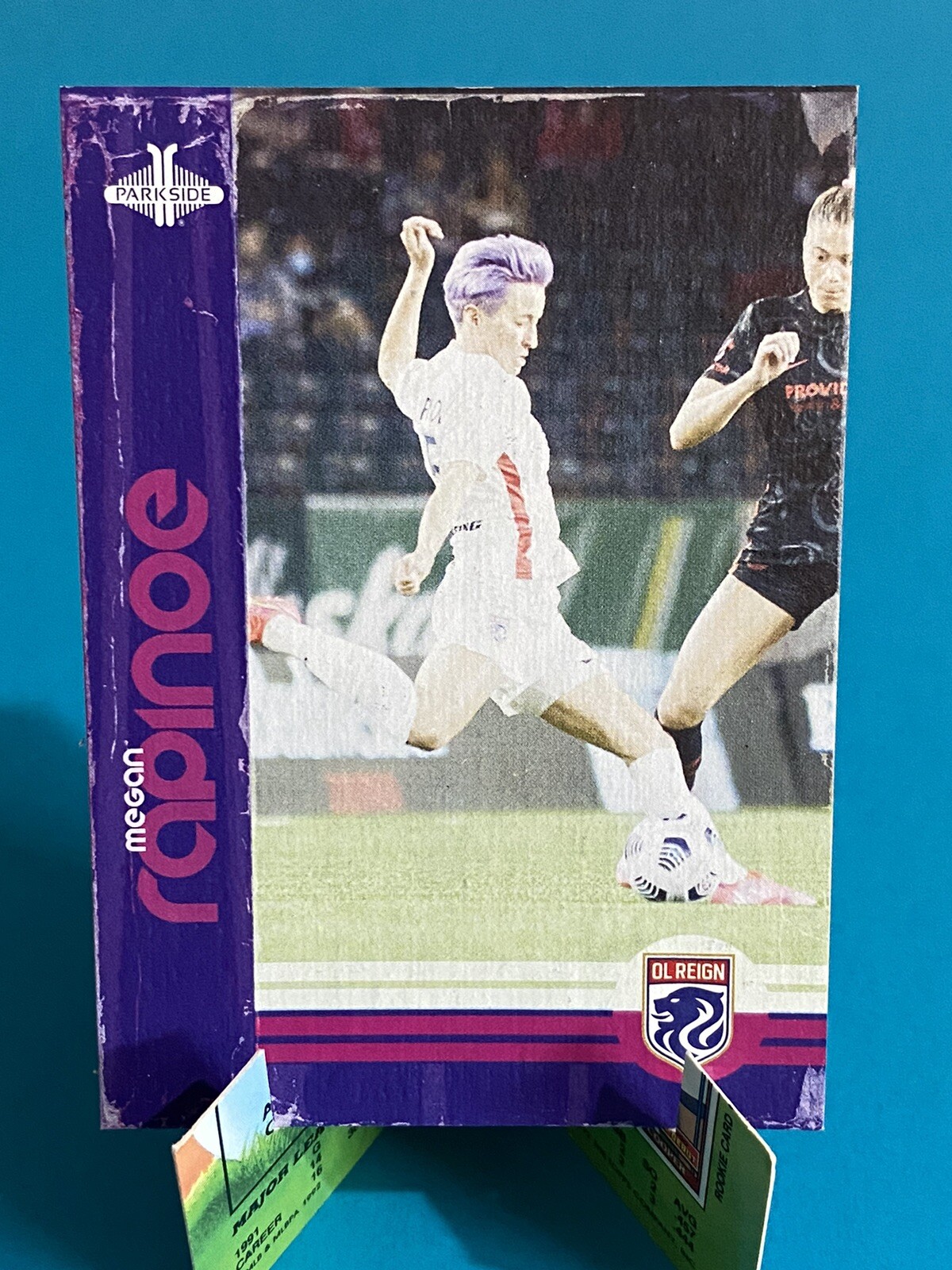 2021 Parkside MEGAN RAPINOE #V45 VINTAGE NWSL Vol 2 Soccer Card OL ...