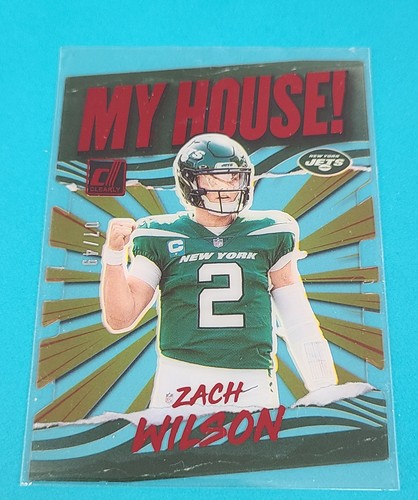 2021 Clearly Donruss My House Red /49 #CMH-ZW Zach Wilson Jets FOOTBALL ...