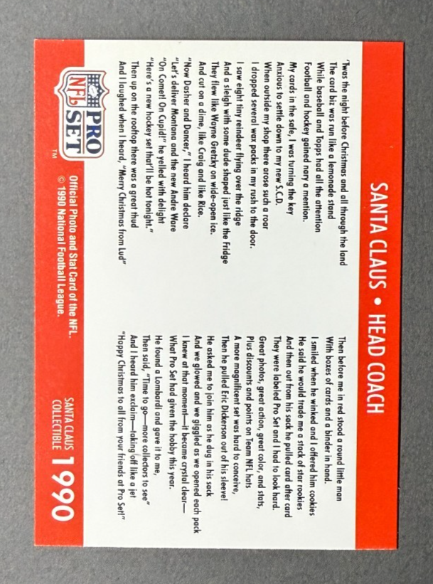 1990 Pro Set - Special Inserts Santa Claus #1990 for sale online | eBay