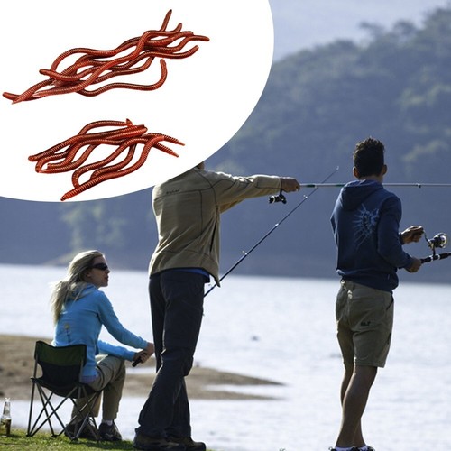 Fishing Worms Artificial Lure Fishing Hook Lures 8cm/10cm 9.7x5.2x1.3cm ...