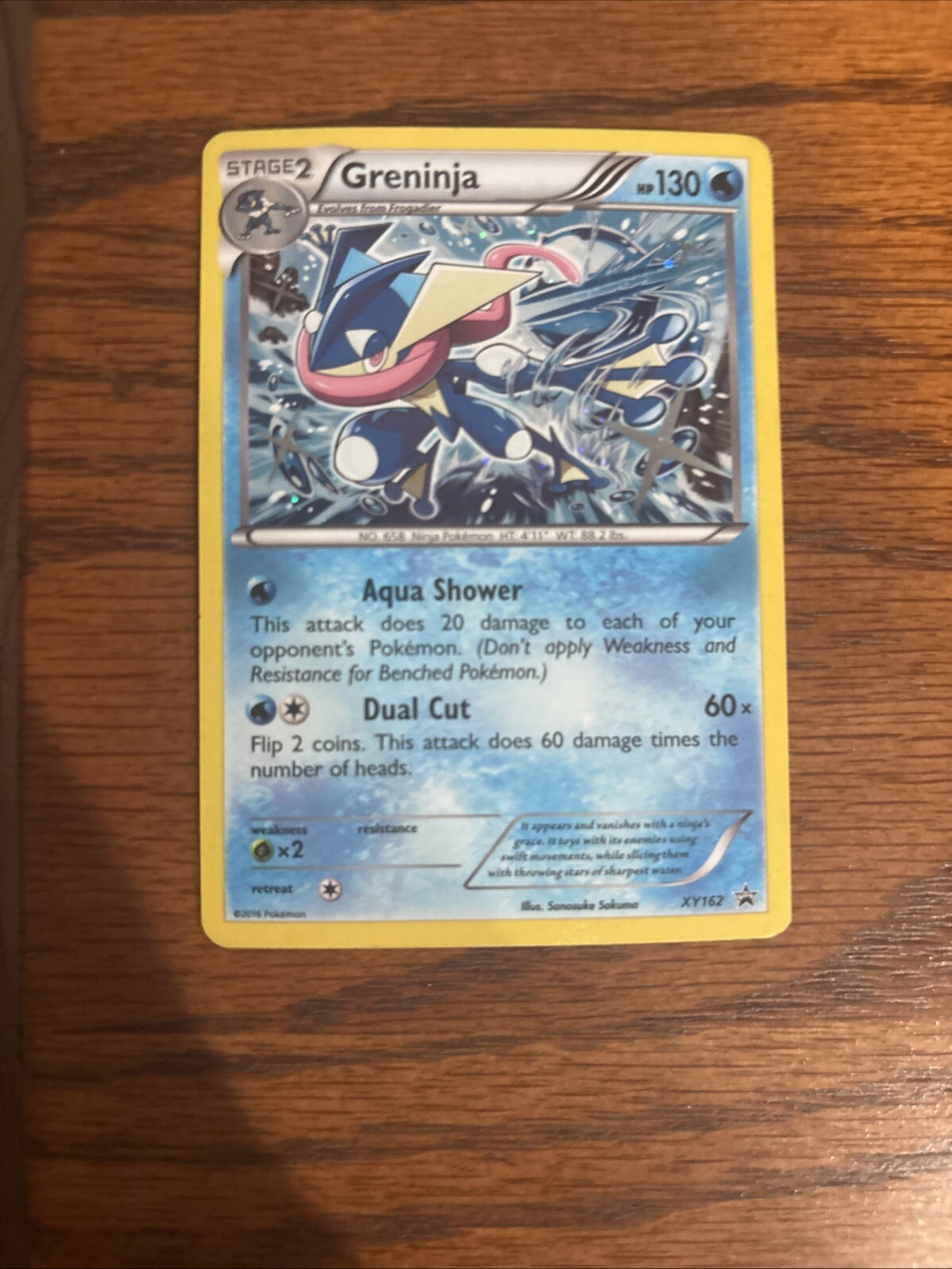 2016 Pokemon, XY Promos, #XY162 Greninja, Holo Black Star Promo | eBay