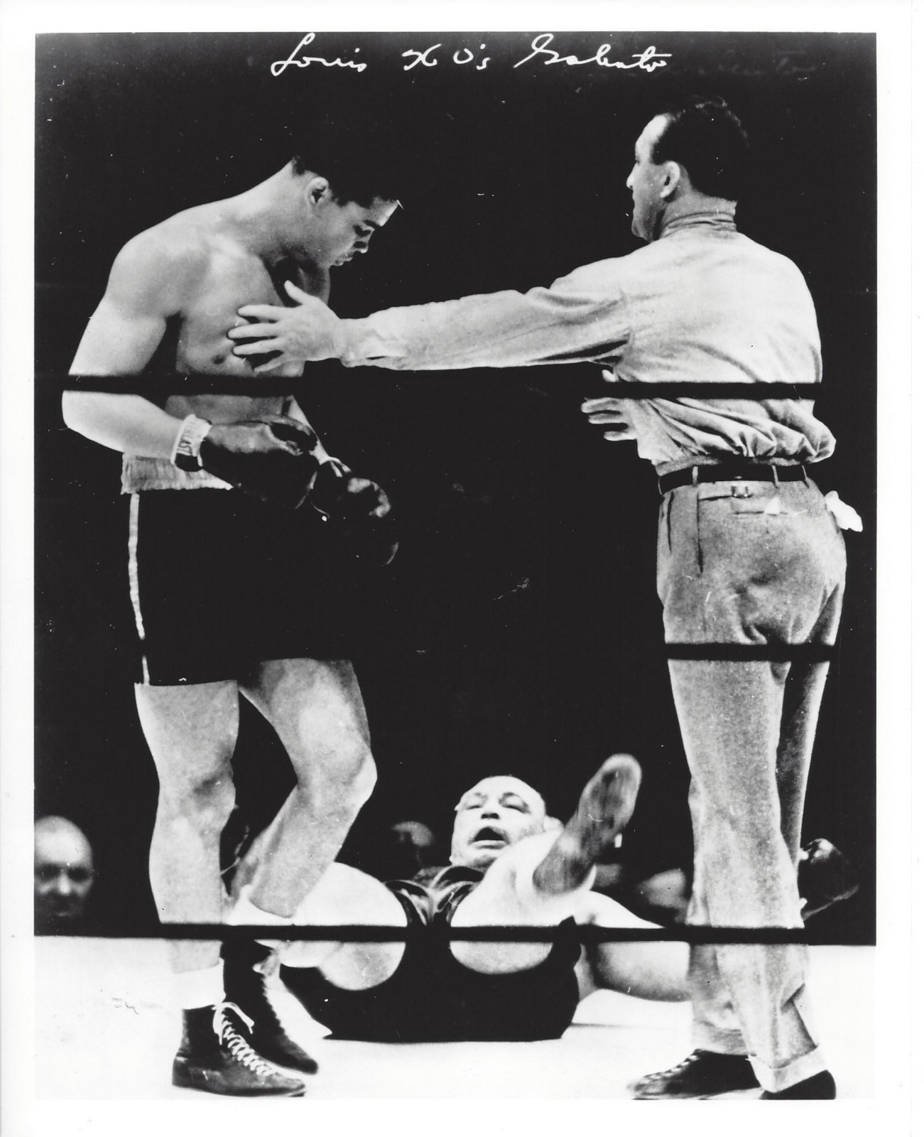 JOE LOUIS vs TONY GALENTO 8X10 PHOTO BOXING PICTURE | eBay