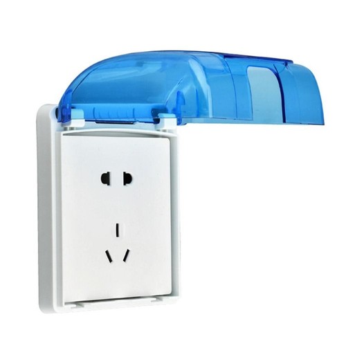 Plastic Socket Waterproof Box Wall-mounted Protection Socket Bathroom ...