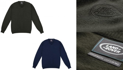 Genuine Land Rover Gear- V-Neck Jumper - Cashmere/Cotton Mix - LRVKNIT ...