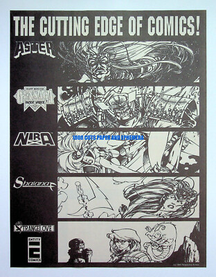 Aster Nira X Shaiana Entity Comics 1995 Trade Print Magazine Ad Poster ADVERT | eBay