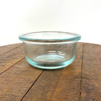 1 Small Pyrex Round 4” Glass Cup Container Bowl. | eBay