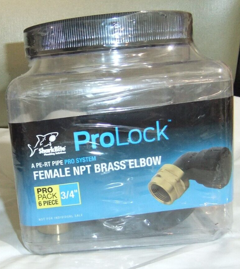 ProLock 3/4 in. Push-to-Connect FIP Plastic/Brass 90-Degree Elbow Fitting 6 Pack | eBay