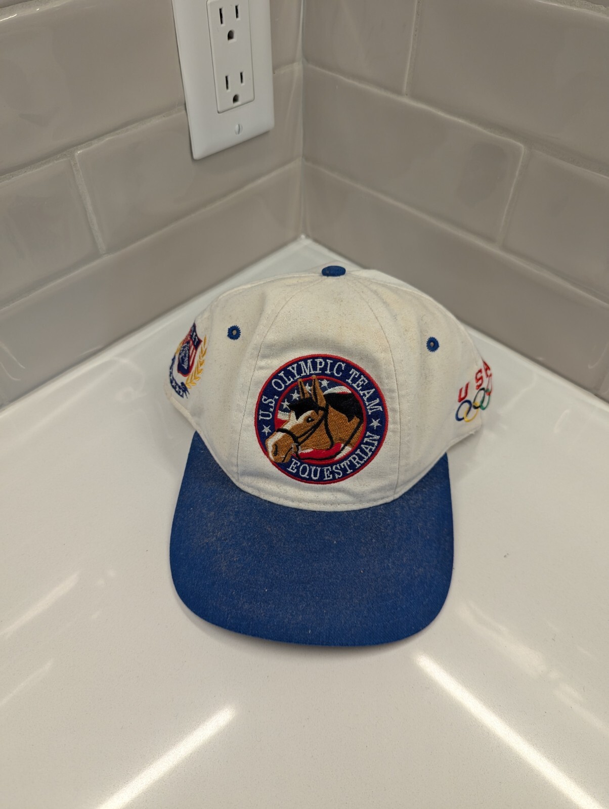 VTG Vintage Starter Brand Hat Cap U.S. Olympic Team E… - Gem