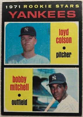 1971 Topps Baseball card #111 New York Yankees Rookie Stars | eBay