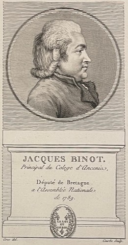 Jacques Binot Deputy Brittany at the Estates General of 1789 Nantes and ...