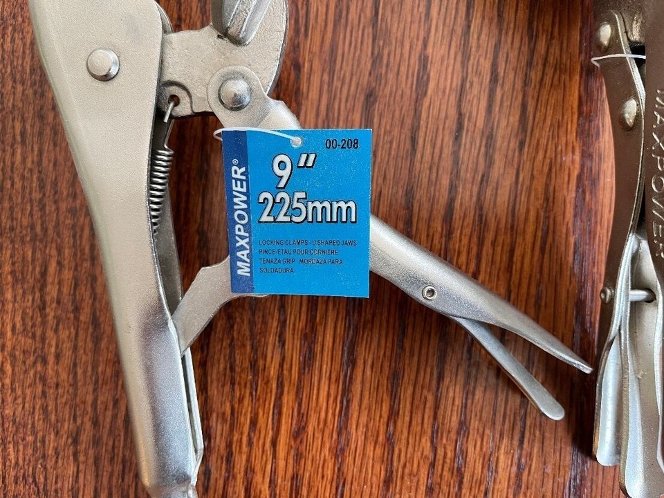 9" Maxpower locking jaws, U-shaped, set of two | eBay