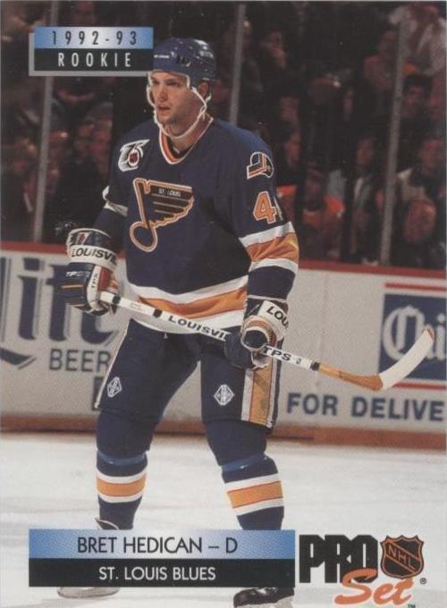 1992-93 Pro Set - Bret Hedican #240 (RC) for sale online | eBay