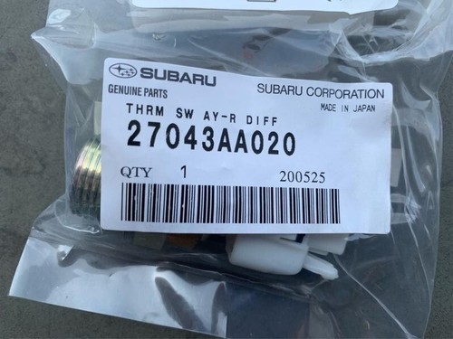 SUBARU Genuine OEM Rear differential sensor TEMPERATURE 27043AA020 | eBay