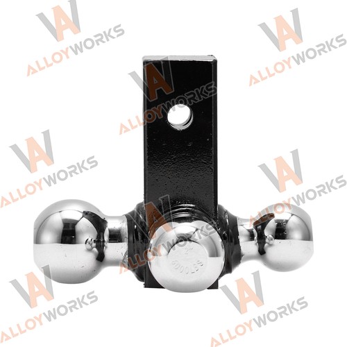 Tri 3 Ball Adjustable Drop-Turn Trailer Tow 2" Hitch Mount Towing Truck ...