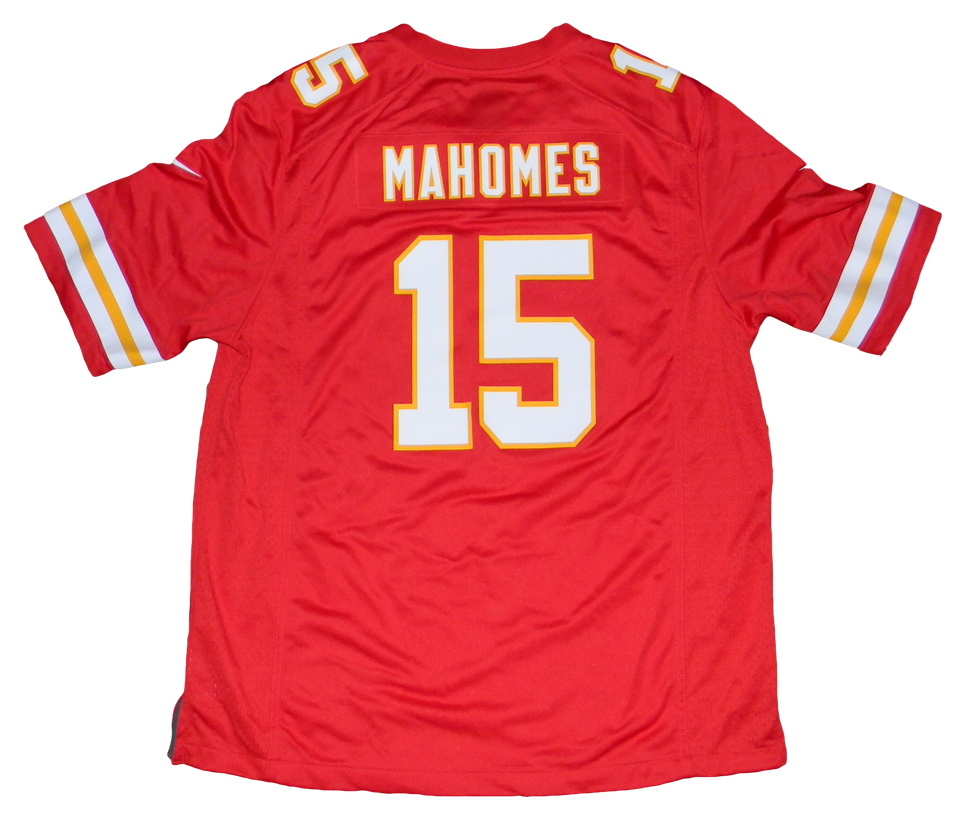 PATRICK MAHOMES SIGNED KANSAS CITY CHIEFS #15 NIKE SUPER BOWL LV JERSEY ...
