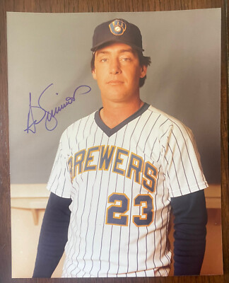 Ted Simmons SIGNED Milwaukee Brewers 8x10 color photo | eBay