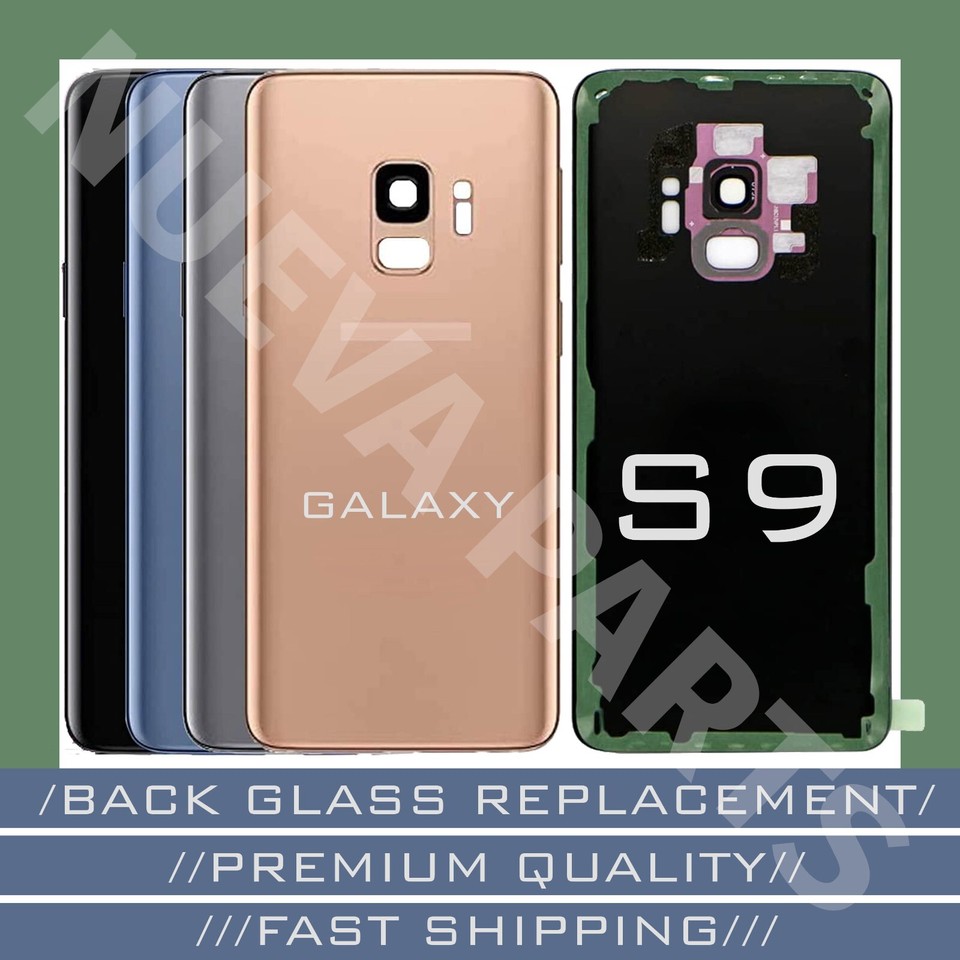 Nueva Parts For Samsung Galaxy S9 Back Glass Replacement Cover Camera ...