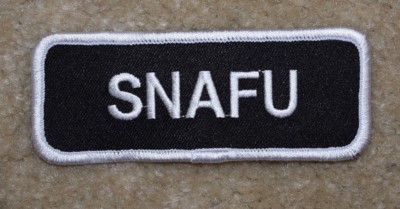 SNAFU MOTORCYCLE PATCH---014 | eBay